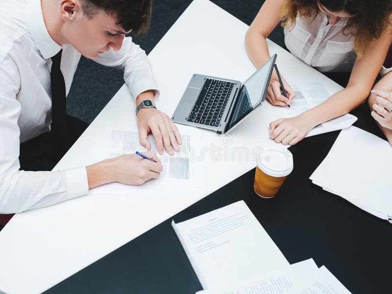 Group Development Office Project Teamwork Stock Photo - Image of office ...