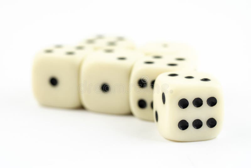 Group of dice stock image. Image of isolated, close - 142222473