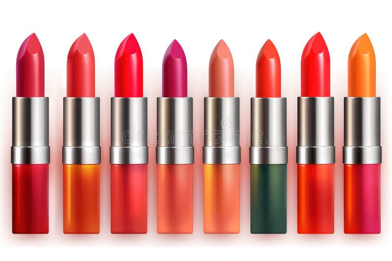 A Group of Lipsticks Sitting on Top of a Table. Generative AI Image ...