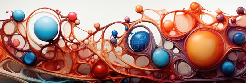 A Group of Different Colored Objects Sitting on Top of Each Other ...