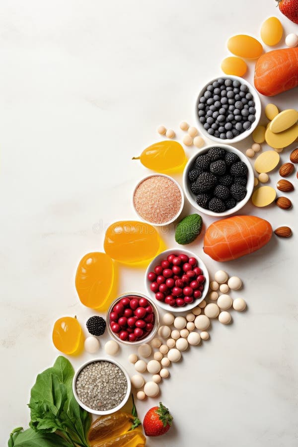 A Group of Different Colored Round Objects Stock Illustration ...