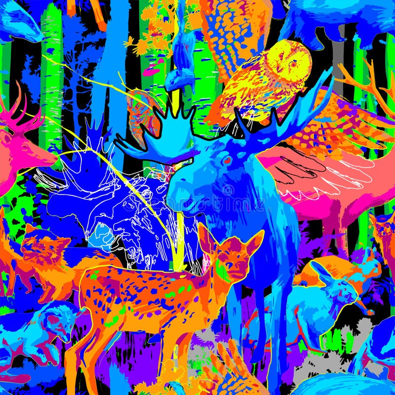 Contrast Animals Stock Illustrations – 866 Contrast Animals Stock ...