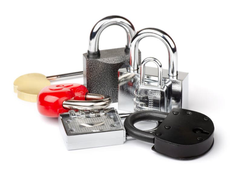 Steel combination padlock stock image. Image of background - 255376033