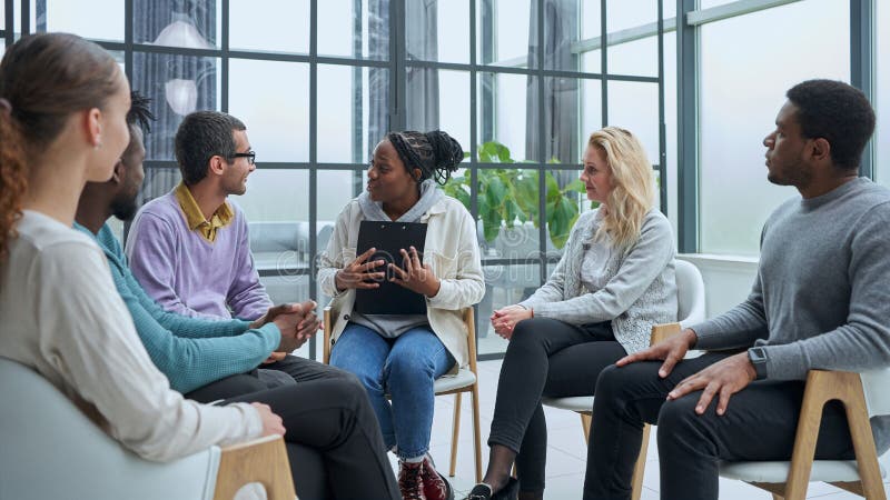 Different Groups of People Communicate with Each Other during Business ...