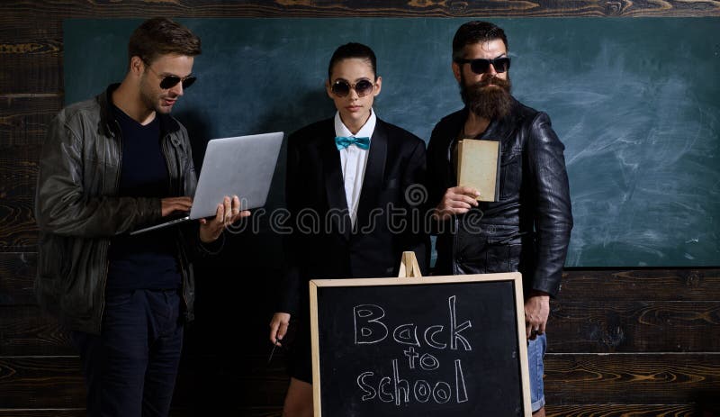 Group of Different Students. Fun Education, Language Courses, Learn ...