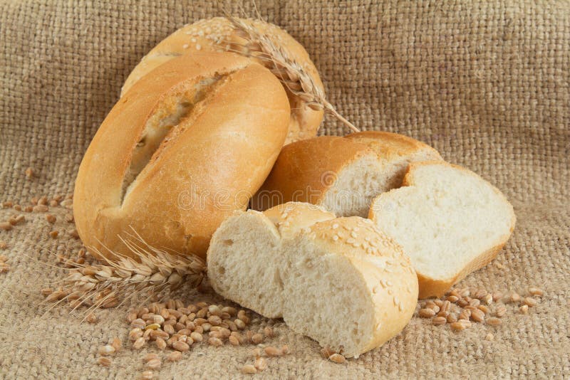 Group Of Different Types Of Bread Stock Photo - Image of italian, grain ...