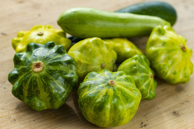 Group of Different Varieties of Squash Zucchini Stock Photo - Image of ...
