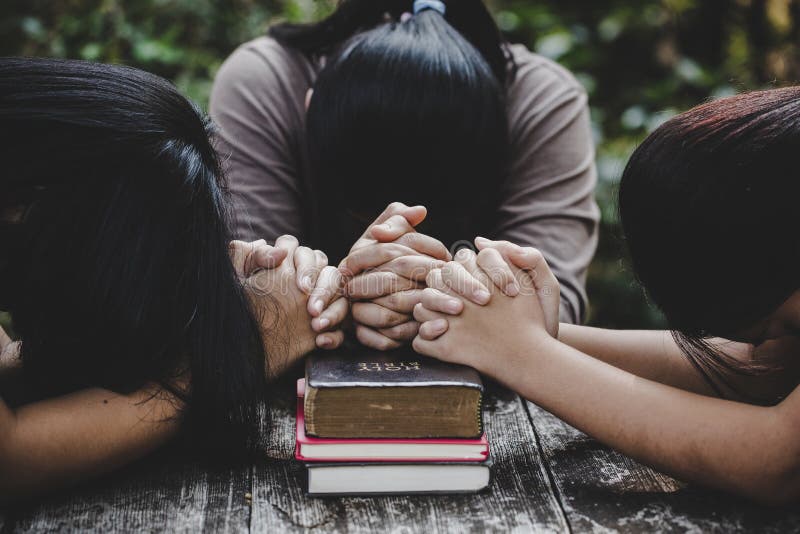 Group of Different Women Praying Together Stock Image - Image of person, religion: 173554513