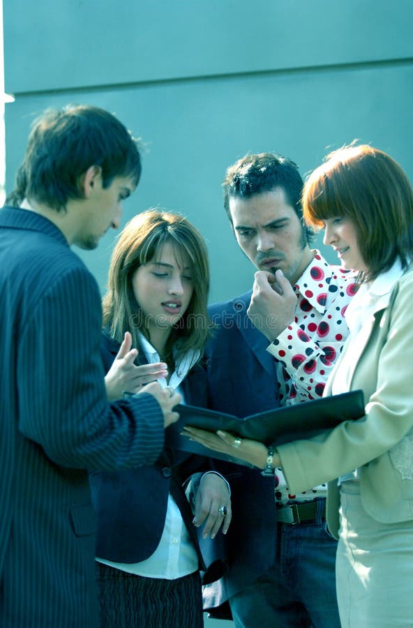 Group Discussion stock image. Image of conferencing, converse - 1358839