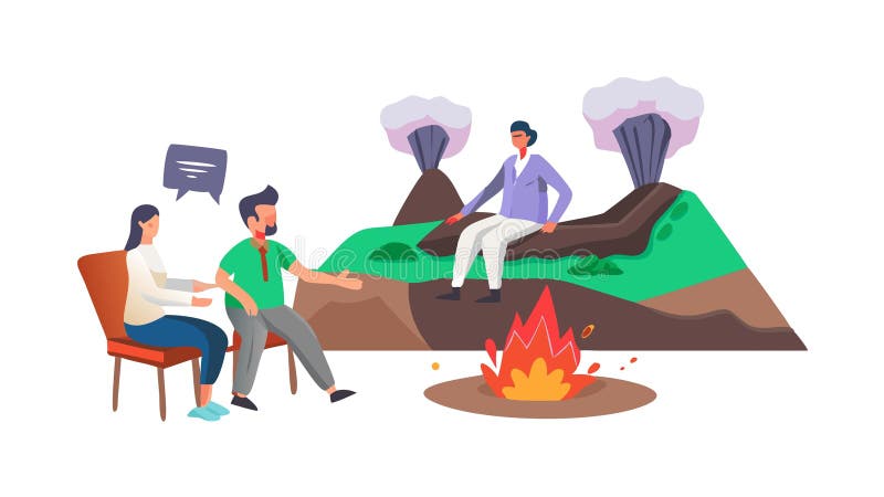 Group Discussion: Collaborative Thinking and Idea Sharing, Vector ...