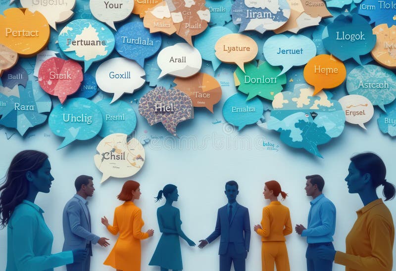 Group Discussion about Communication with Diverse Speech Bubbles ...