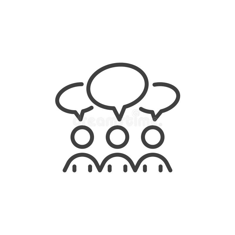 Group Discussion Icon Stock Illustrations – 47,942 Group Discussion ...