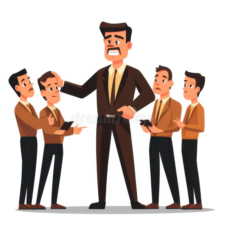 Group Discussion in an Office Setting Highlighting Leadership and ...