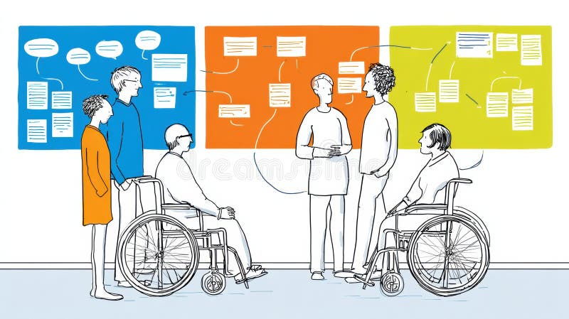 Peer Support Visual Plan Fostering Collaboration and Communication ...