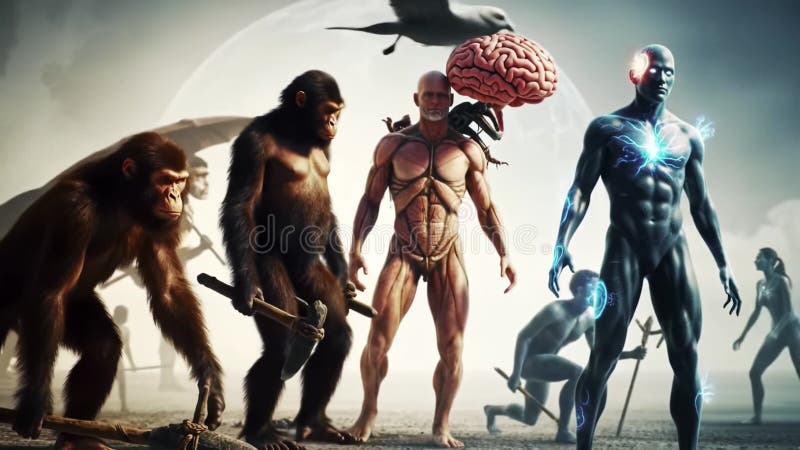 Evolution of Intelligence through Time in a Surreal Digital Landscape ...