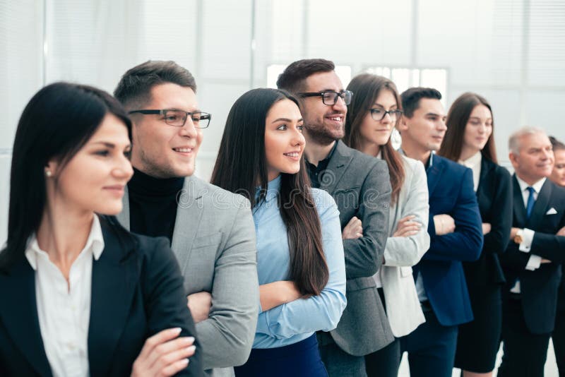 Group of Diverse Business People Standing Togethe Stock Photo - Image ...