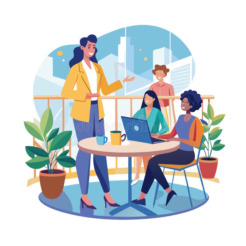 Diverse Team Collaboration Meeting in Office Space with Laptop and ...