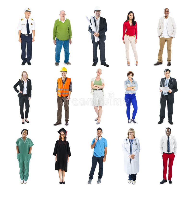 Group of Diverse Colourful Cheerful People Stock Image - Image of ...