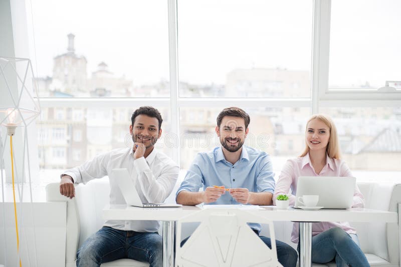Group of Diverse Designers in Their Modern Office Stock Image - Image ... Group of Diverse Designers in Their Modern Office Stock Image - Image ...