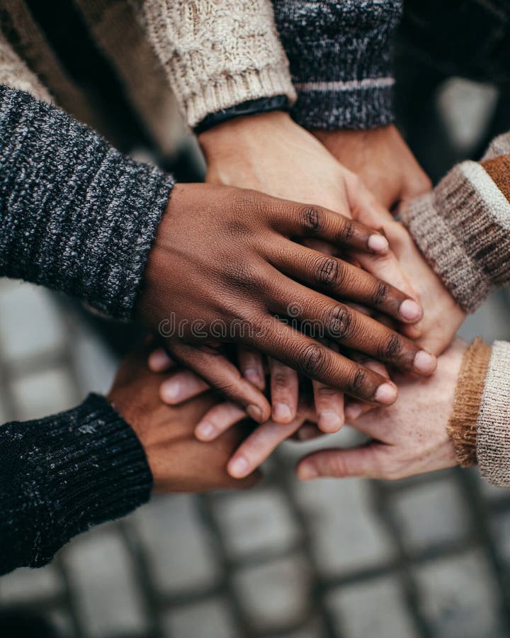 Hands Coming Together Stock Illustrations – 978 Hands Coming Together ...