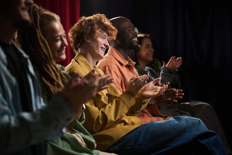 Group Diverse Individuals Clapping Event Stock Photos - Free & Royalty ...