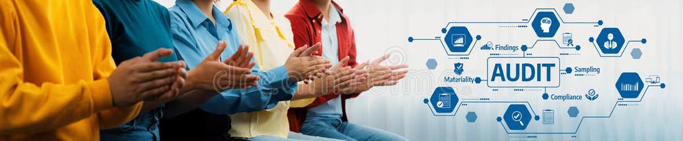 Group of Diverse Individuals Engaging in an Audit Process Discussion ...