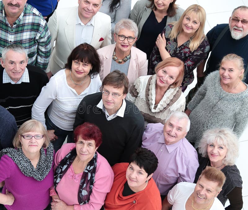 Group of Diverse Mature People, Looking at You Stock Image - Image of ...