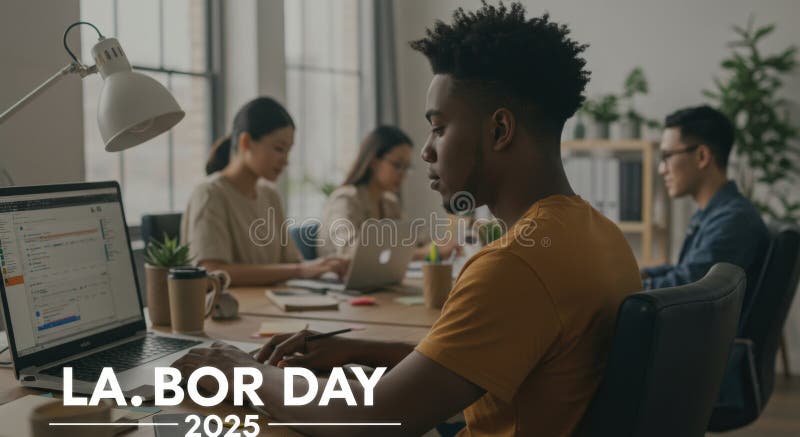 Labor Day 2025: Office Workers Stock Illustration - Illustration of ...