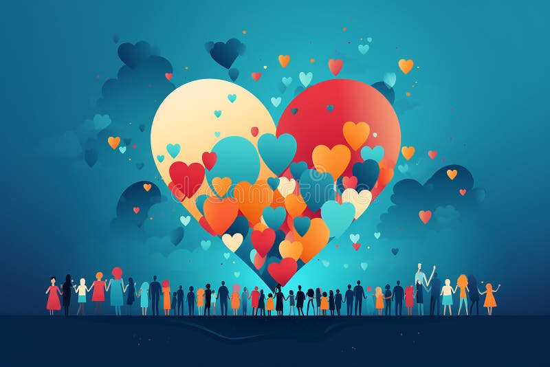 Group of Diverse People. Charity Donation and Volunteer Work Stock ...