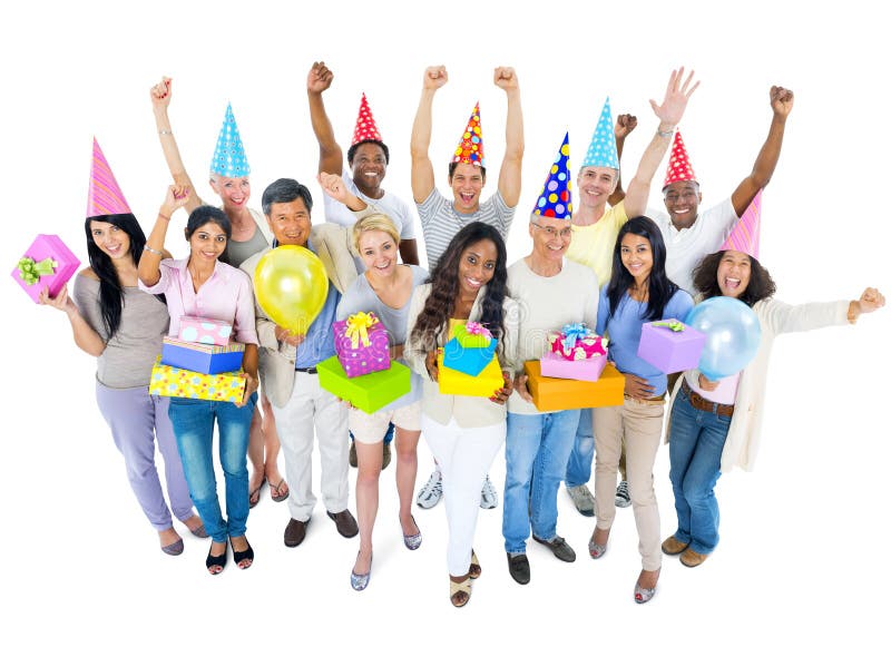 Group of Diverse People Enjoying the Party Stock Image - Image of ...