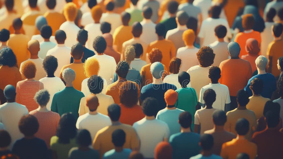 Crowd Watching Event stock image. Image of generated - 363237399