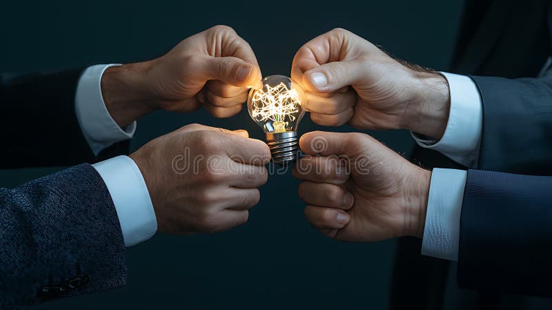 Group of Diverse People Holding Hands in Circle Stock Illustration ...