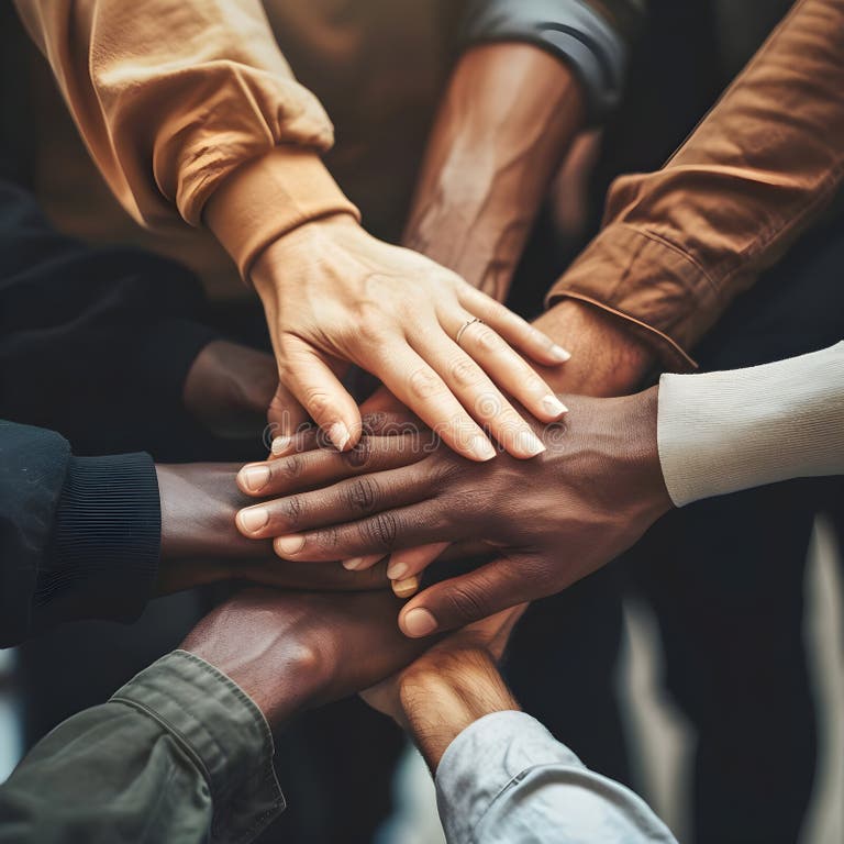 Stack Hands Showing Unity Teamwork Stock Illustrations – 139 Stack ...