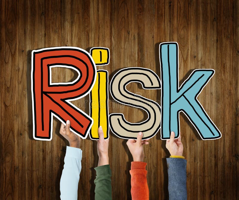 Group of Diverse People S Hands Holding Risk Stock Image - Image of ...