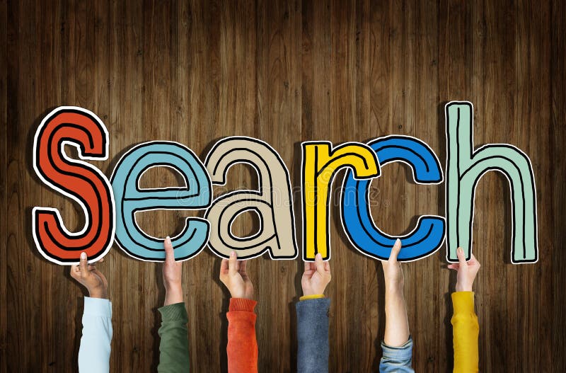 Group of Diverse People S Hands Holding Search Stock Photo - Image of ...