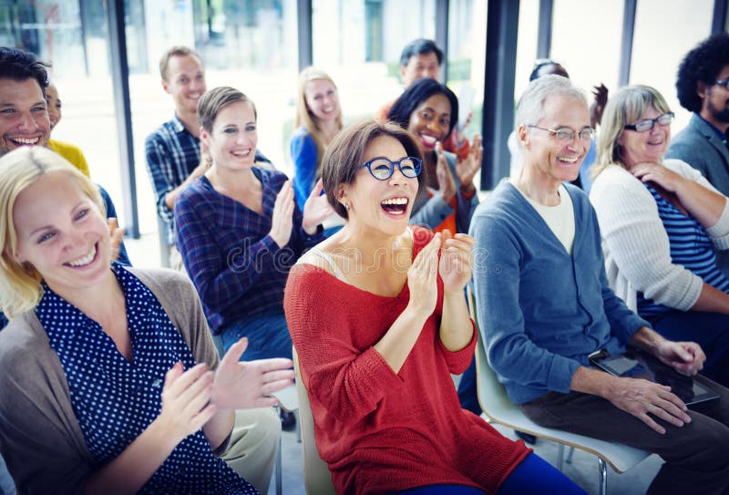 Group of Diverse People in Seminar Stock Photo - Image of diverse ...