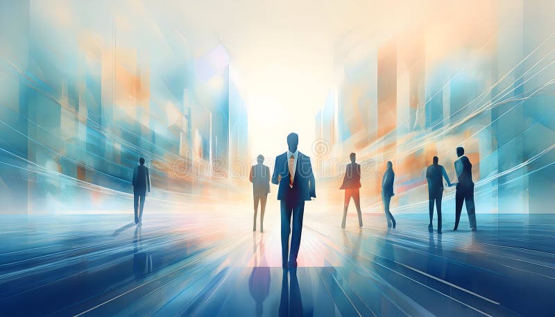 Group of Diverse People with Teamwork with Motion Blur and Movement ...