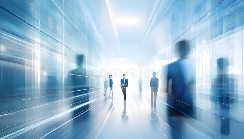 Group of Diverse People with Teamwork with Motion Blur and Movement ...