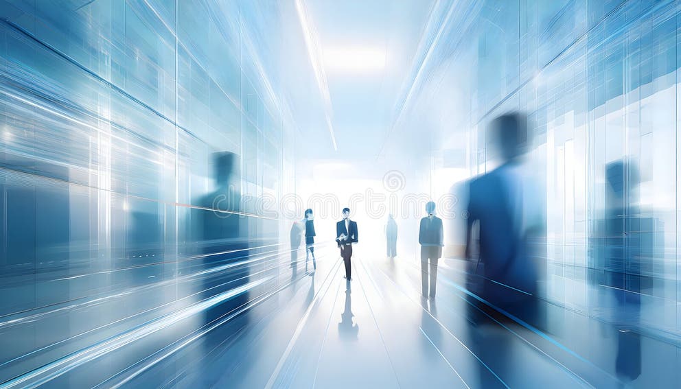 Group of Diverse People with Teamwork with Motion Blur and Movement ...