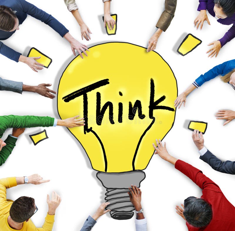 Group thinking stock vector. Illustration of hand, avatar - 27177886