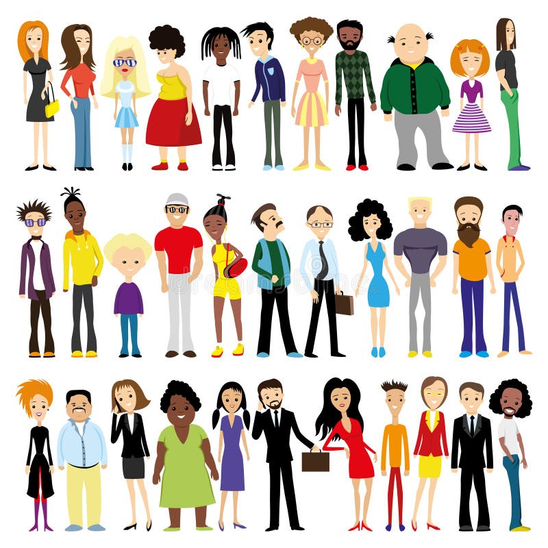 Diverse People Stock Illustrations – 109,933 Diverse People Stock ...