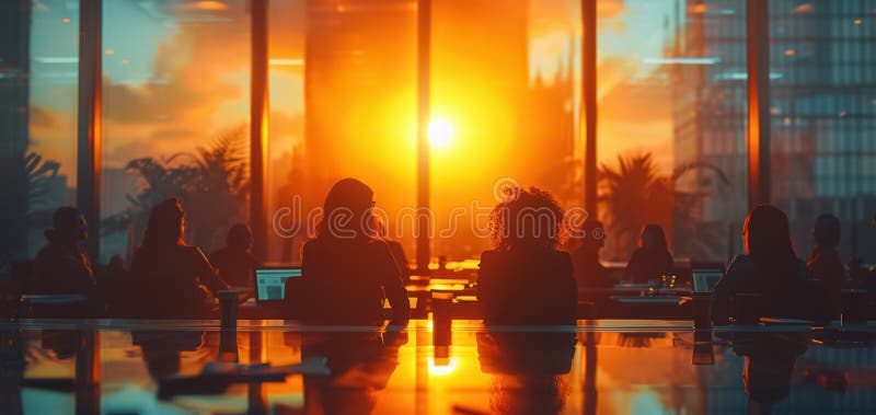 Group of Diverse Professionals Collaborating in a Modern Office ...