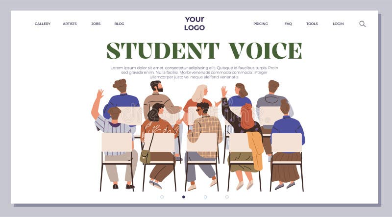 Group of Diverse Students Engaged in Discussion in Classroom or ...