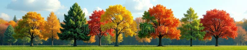 Group of Diverse Trees, Various Heights, Vibrant Foliage , Photo, Pine ...