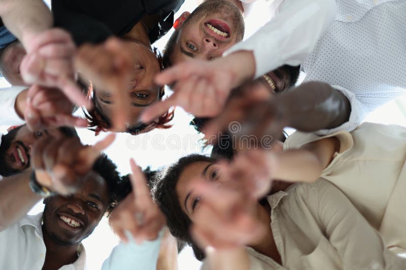Close Up. Portrait of a Large Group of Diverse Business People. Stock ... Close Up. Portrait of a Large Group of Diverse Business People. Stock ...