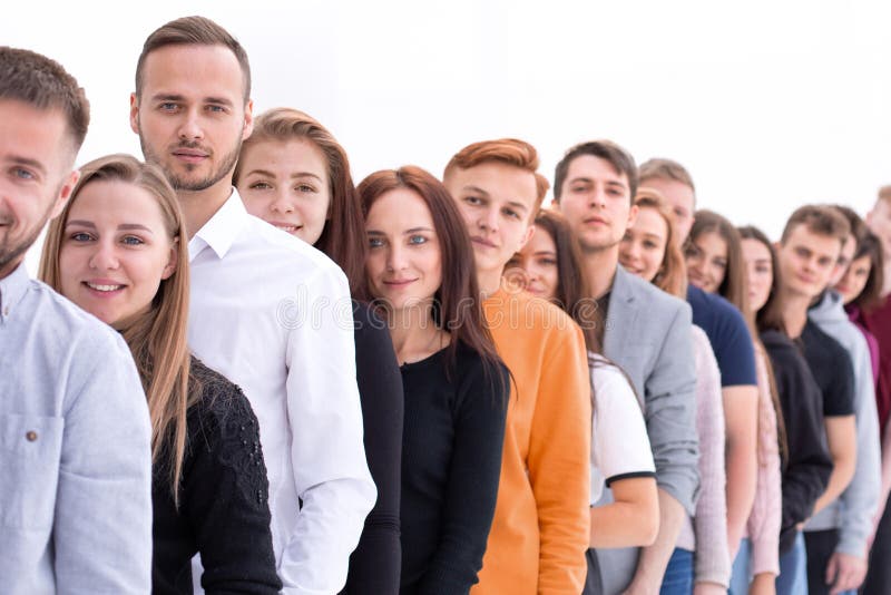 440 Long Line People Standing Queue Stock Photos - Free & Royalty-Free ...