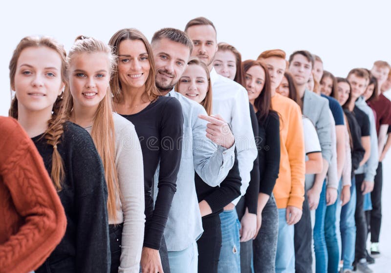 440 Long Line People Standing Queue Stock Photos - Free & Royalty-Free ...