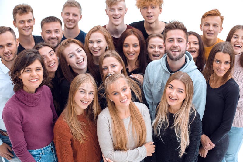 Group of Diverse Young People Standing Together Stock Image - Image of ...