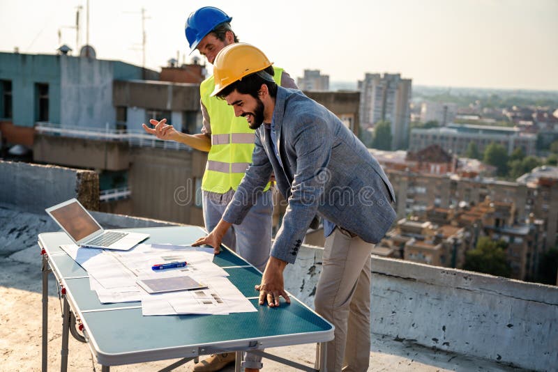 Group of Diversity Architect People Meeting and Planning a Project ...