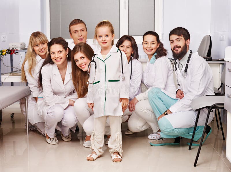 Group of Doctor at Hospital. Stock Photo - Image of nurse, human: 25349312